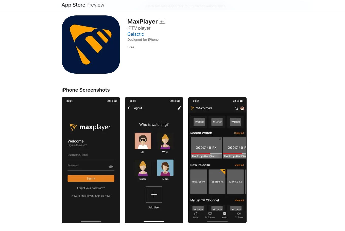 MaxPlayer mobile (iPhone and Android Phone) is ready - MaxPlayer
